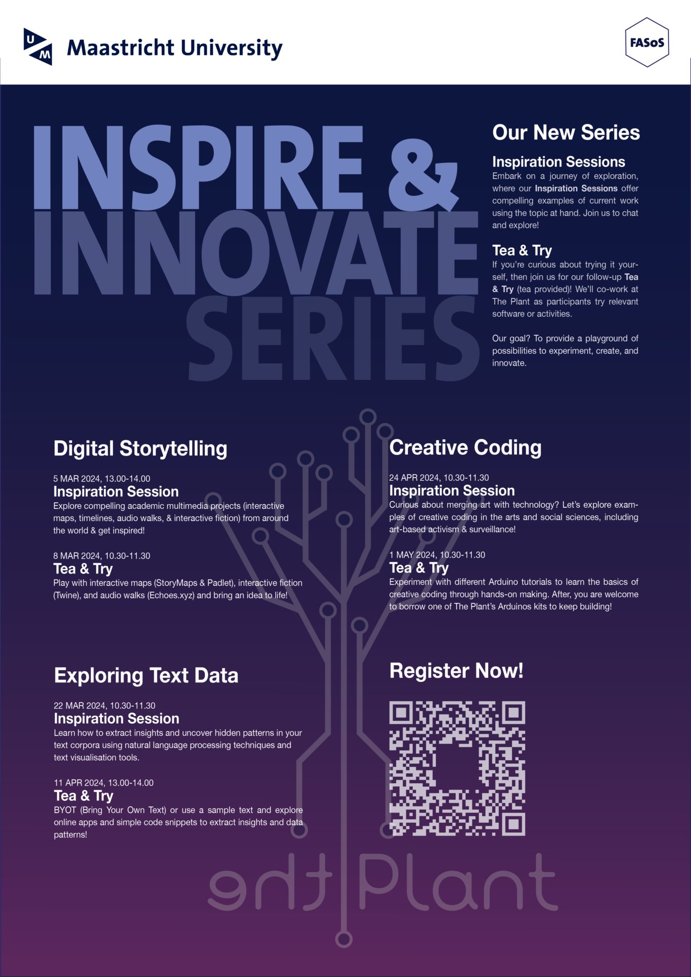 Inspire & Innovate Workshop Series – The Plant
